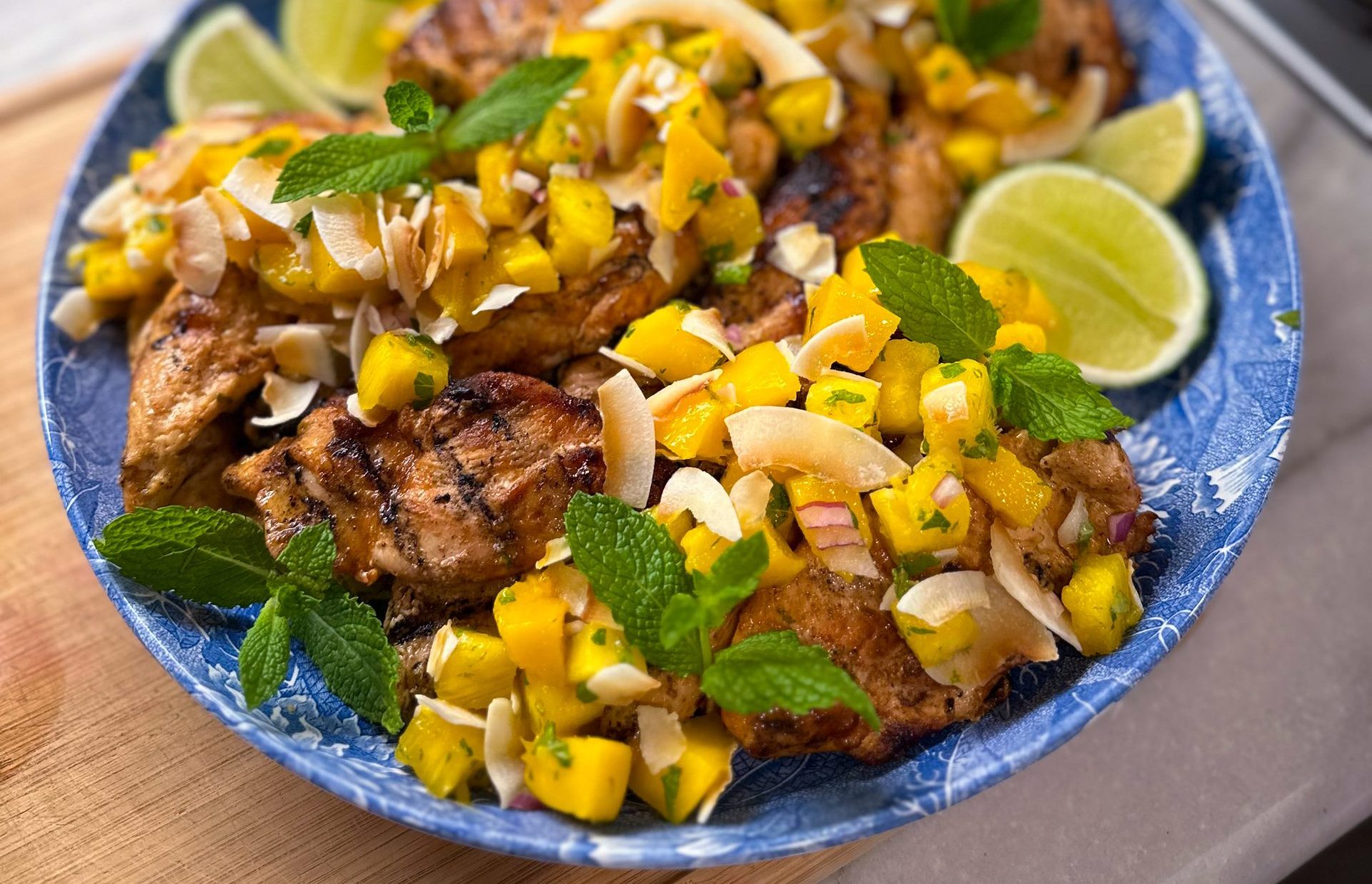 Piña Colada Grilled Chicken Tenders - callie salls