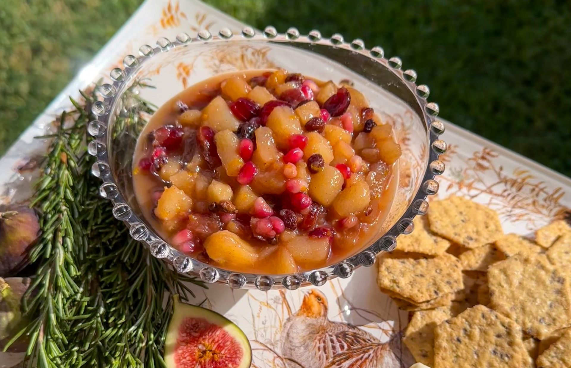 Pomegranate Pear Chutney - callie salls